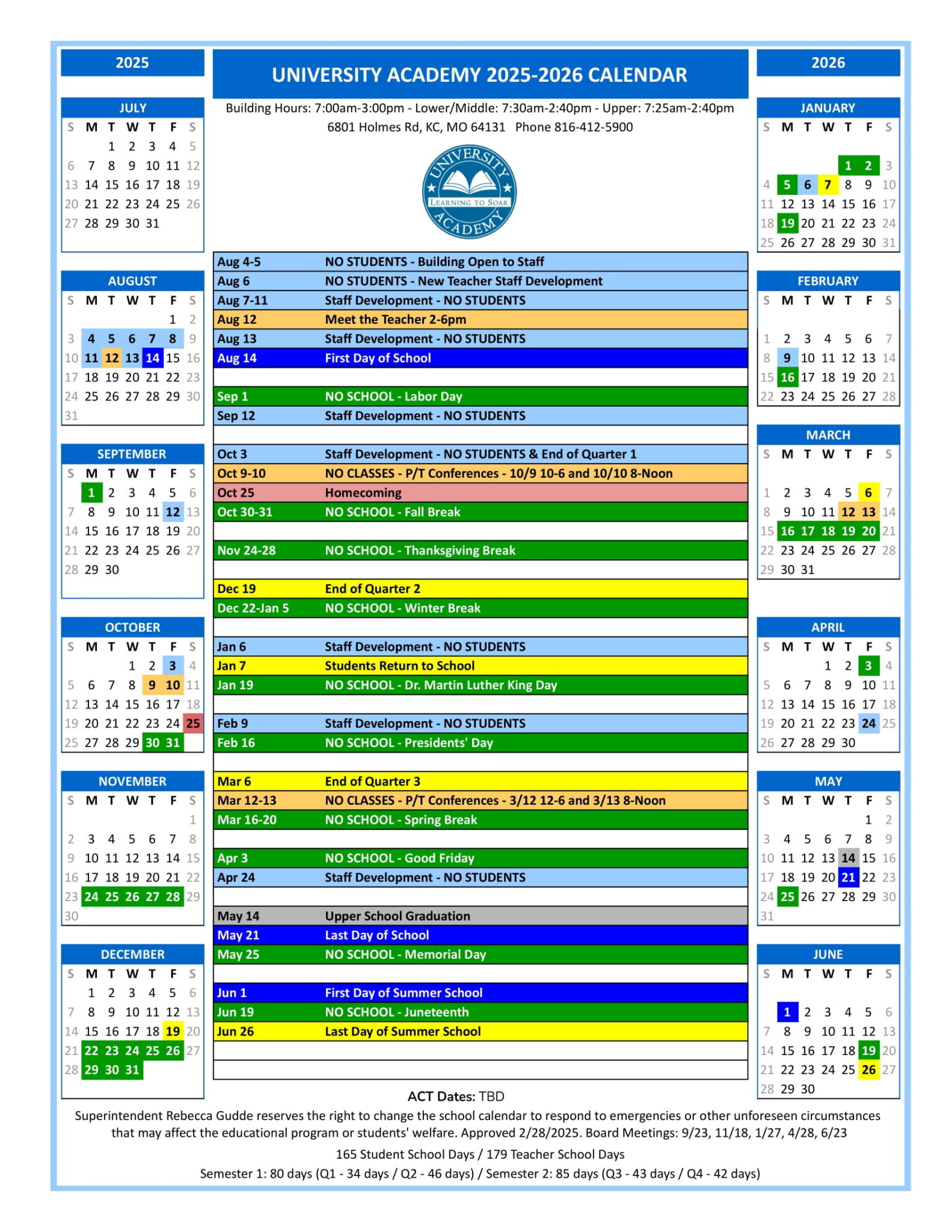 School Calendars - EduCounty