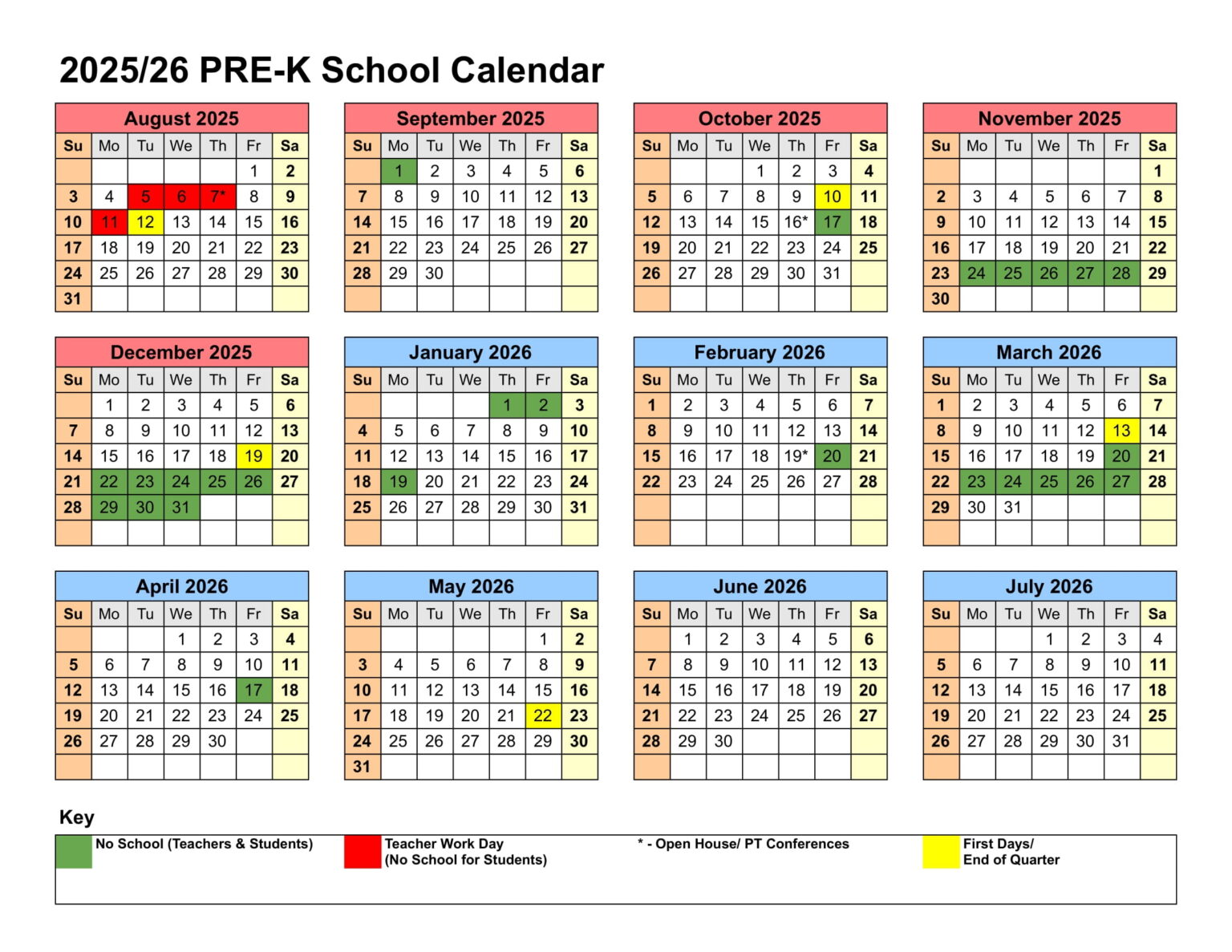 Beebe School District AR Calendar 25-26 Revised [pdf] - EduCounty