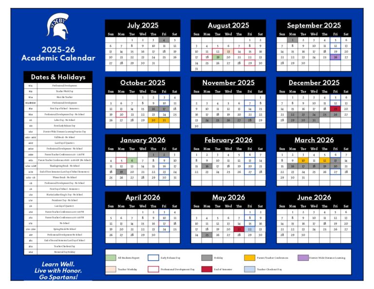 Bixby Public Schools OK Calendar 25-26 Revised [pdf] - EduCounty