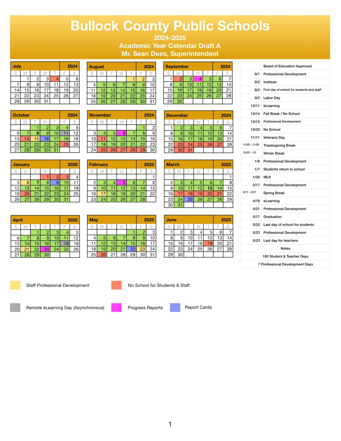 Bullock County Schools al Calendar 25-26 Revised [pdf] - EduCounty