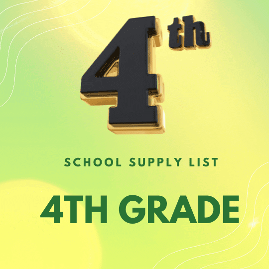 Every School Supply List from Preschool to High School Printable ...