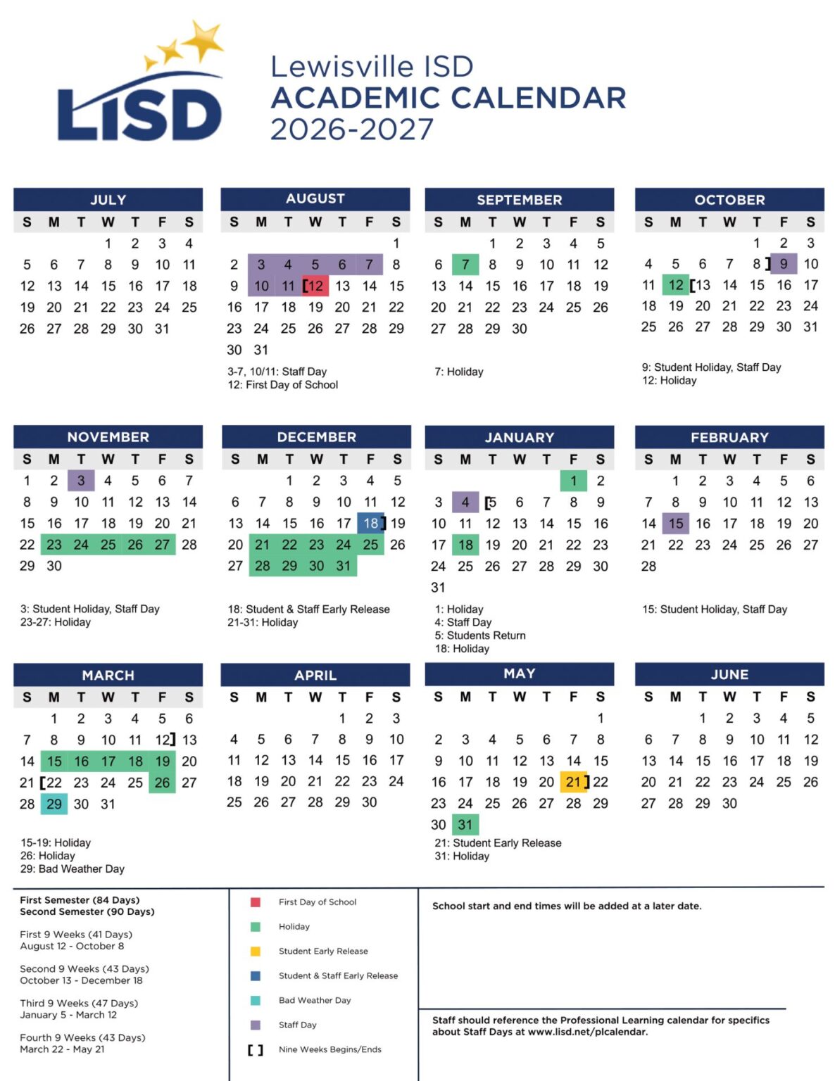 School Calendars - EduCounty